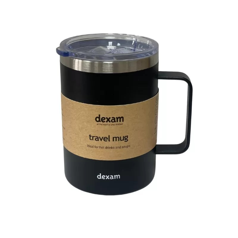 Travel Mug With Handle 450ml – Dexam